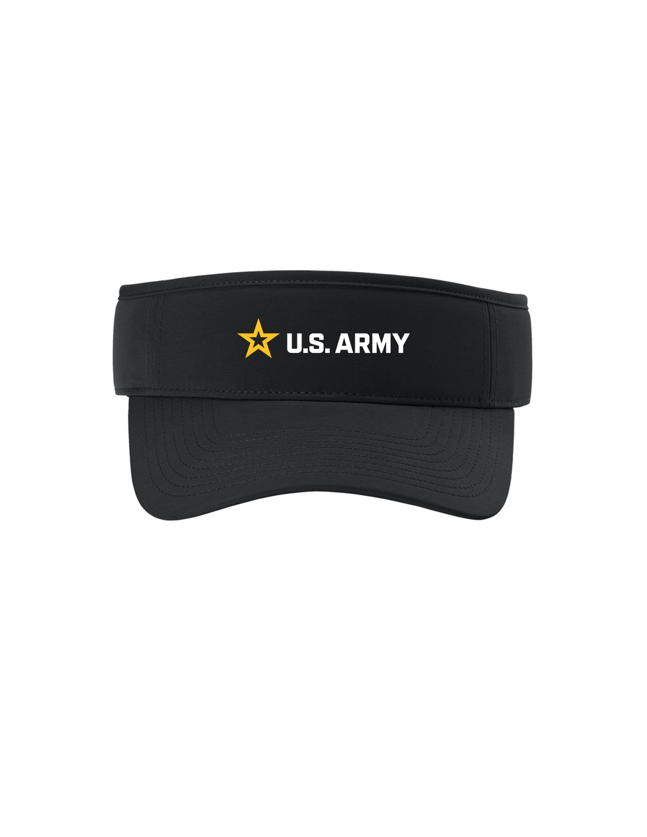 U.S. Army Performance Visor - Black | Army | Oak and Liberty