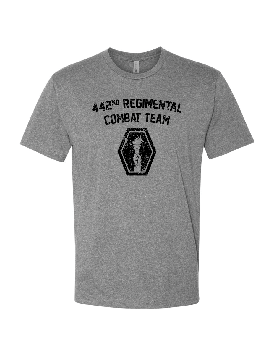 442nd Regimental Combat Team T-Shirt (Gray) | Oak and Liberty