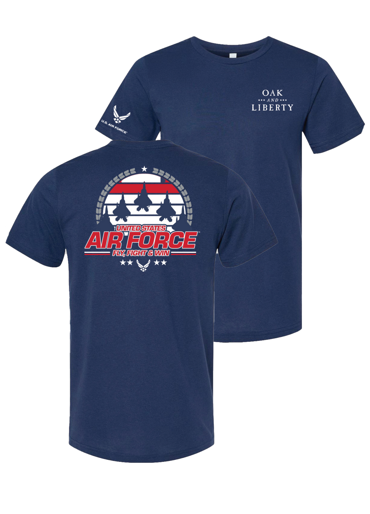 Licensed USAF T-Shirts – Oak and Liberty