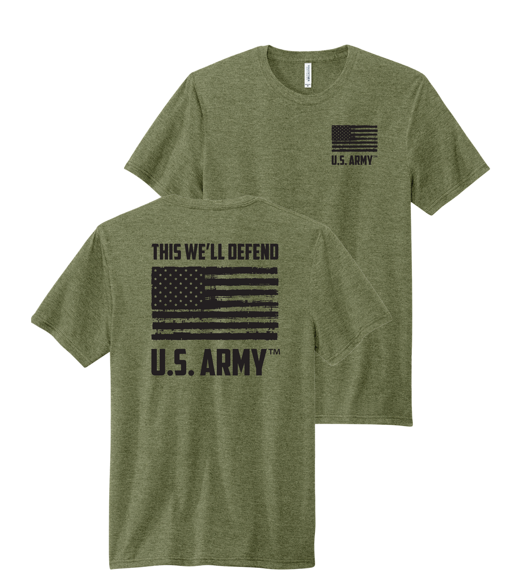 U.S. Army™ We'll Defend T-Shirt (Military Green) | Oak and Liberty