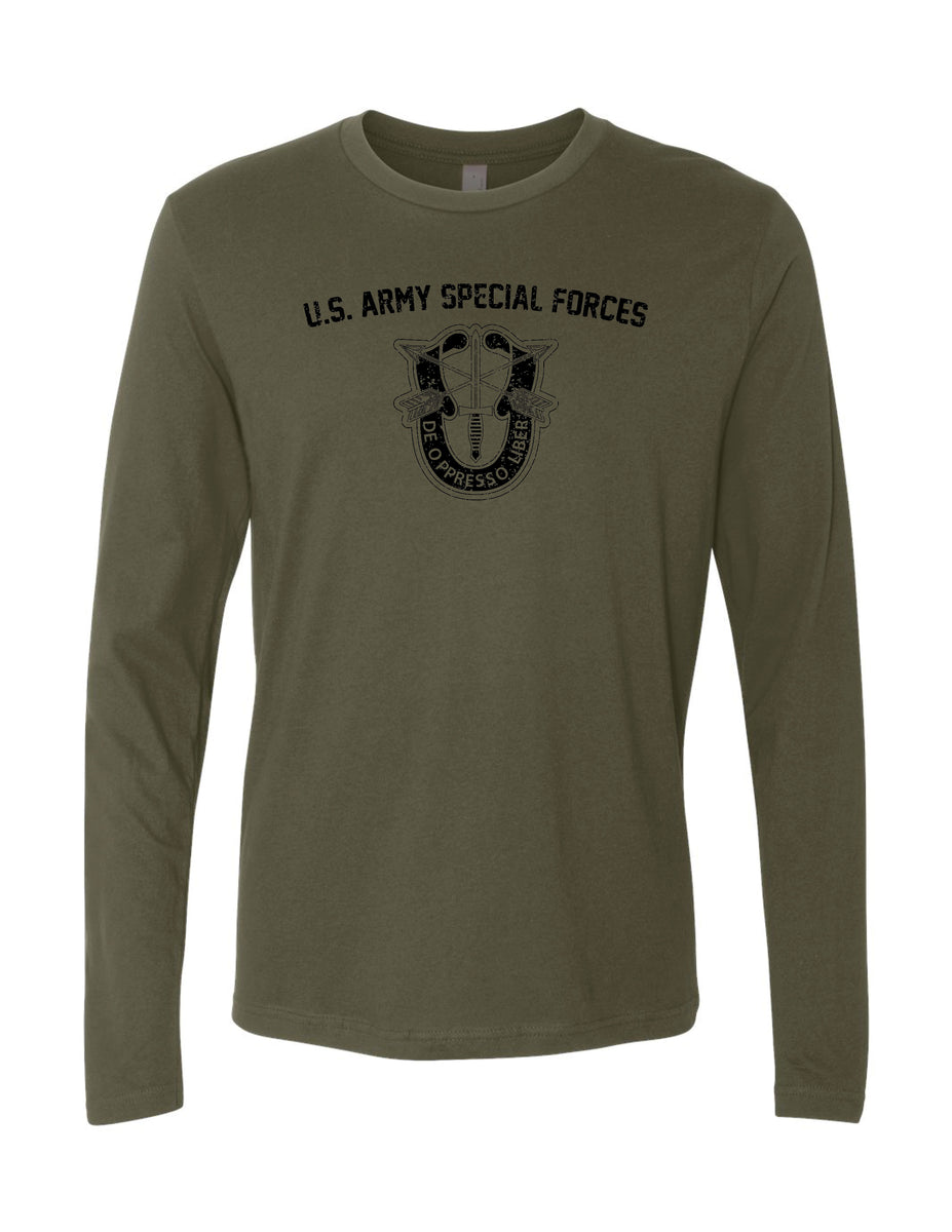 Special Forces Long Sleeve T-Shirt (Military Green) | Oak and Liberty
